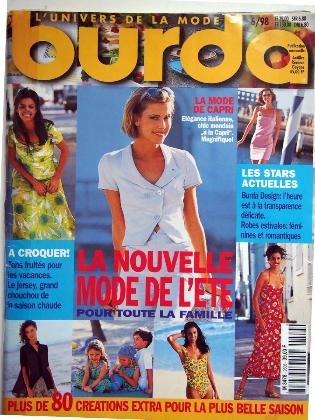Burda 06 1998, Vintage Sundress Patterns, Beach Wear and More, in ...