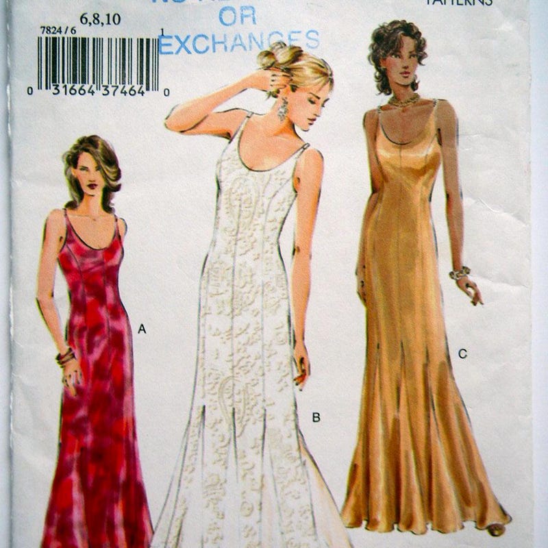 Godet Dress Pattern - Etsy UK