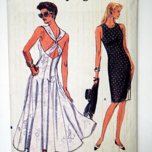 Vogue V7988, Low Back Evening Dress With Cross Straps, Size 6-10 - Etsy