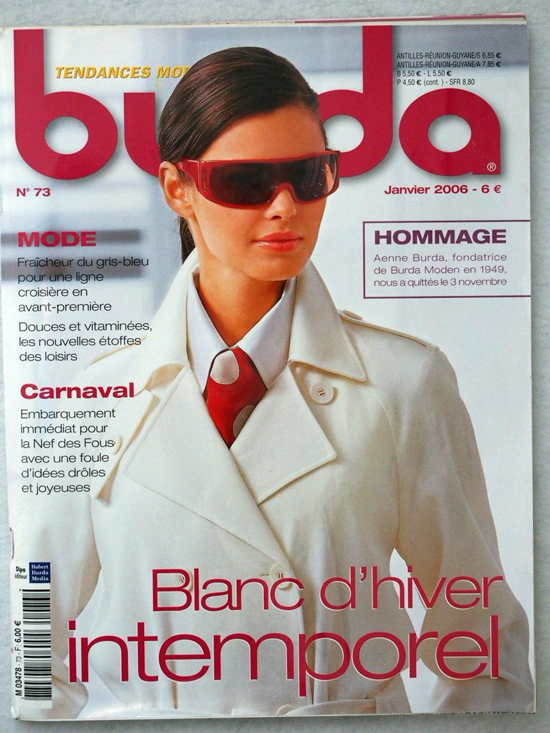 Burda 01/2006, Costumes and More, in French - Etsy