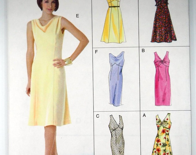 Vogue 8935, Empire Waist Dress With Self-lined Bodice - Etsy
