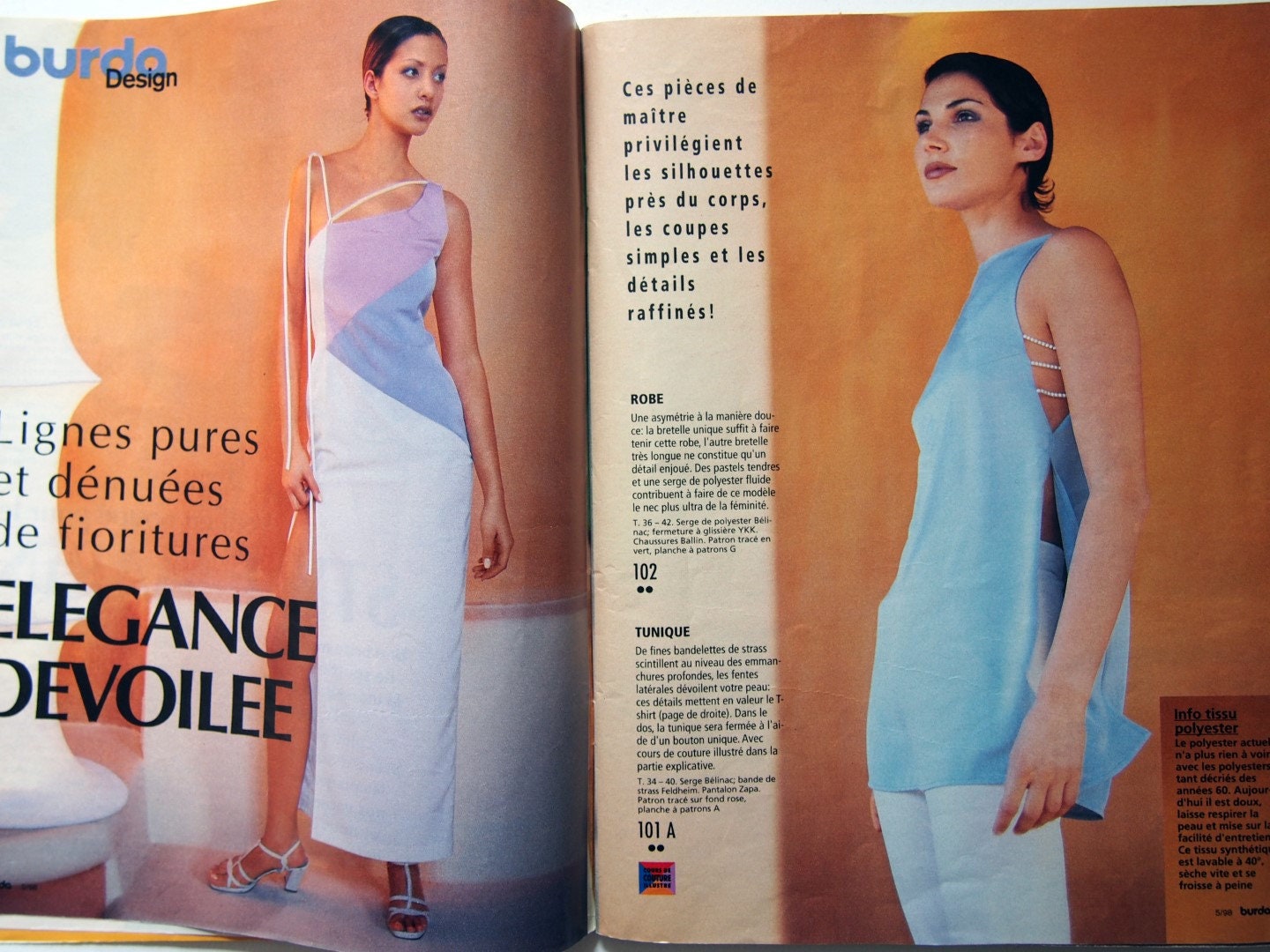 Burda 05 1998, Swimsuit Patterns and More, in English or French - Etsy