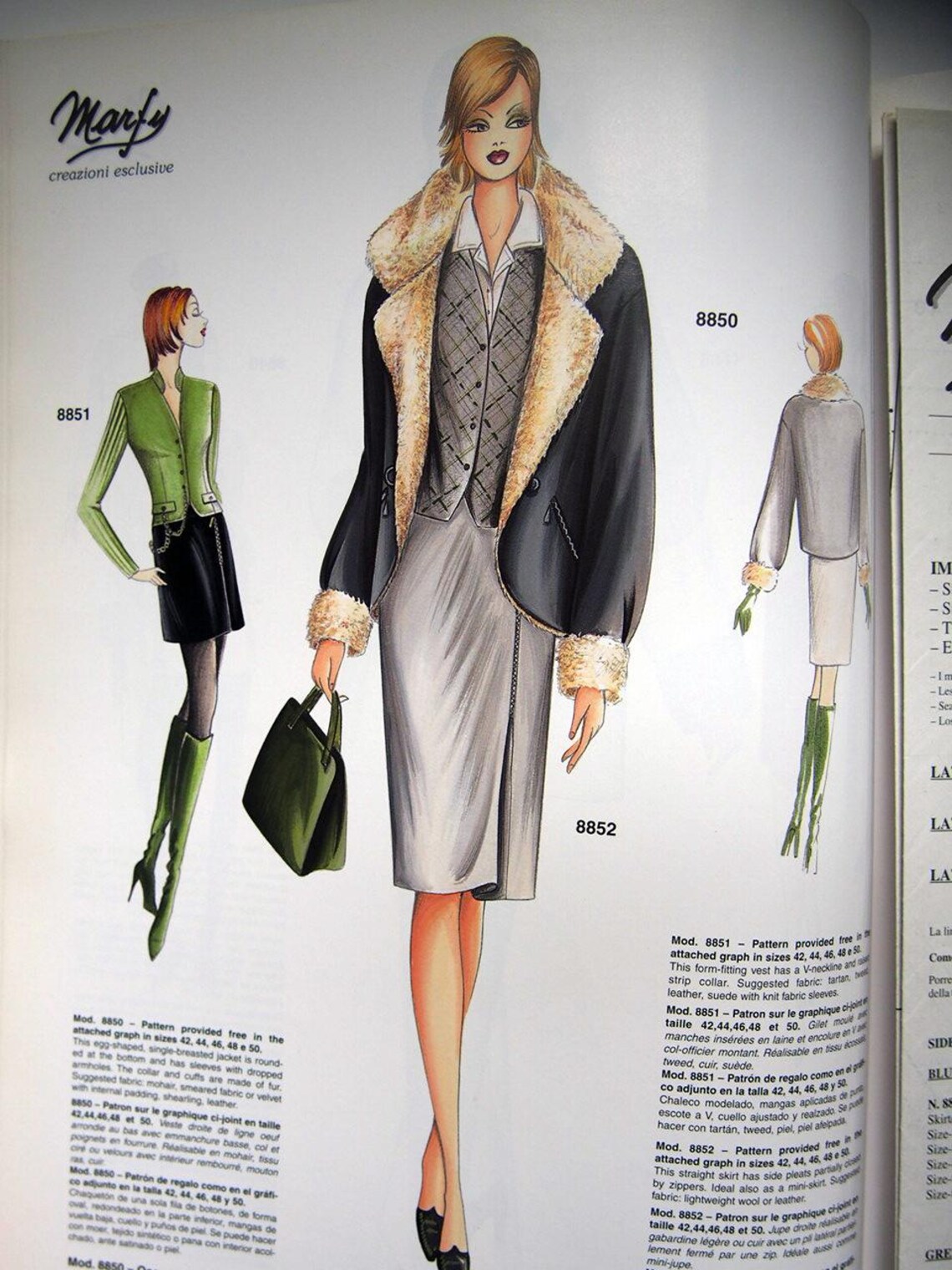 Marfy Catalog, Winter 2003/2004, With Patterns, Very Rare, Read ...