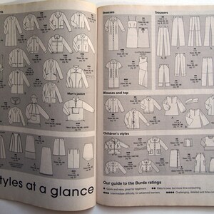 Burda 08/2000 (august), Classic Plus Size Coat Pattern, and More - Etsy