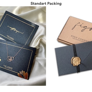 Planet Black Stone Rose Gold Necklace, Saturn, Birthday Gift, Space ...