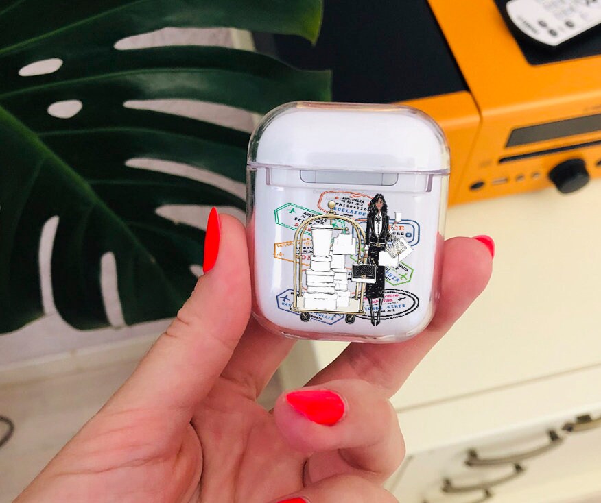 Designer Drawing Model Airpod Case Airpods Case Clear Airpod | Etsy