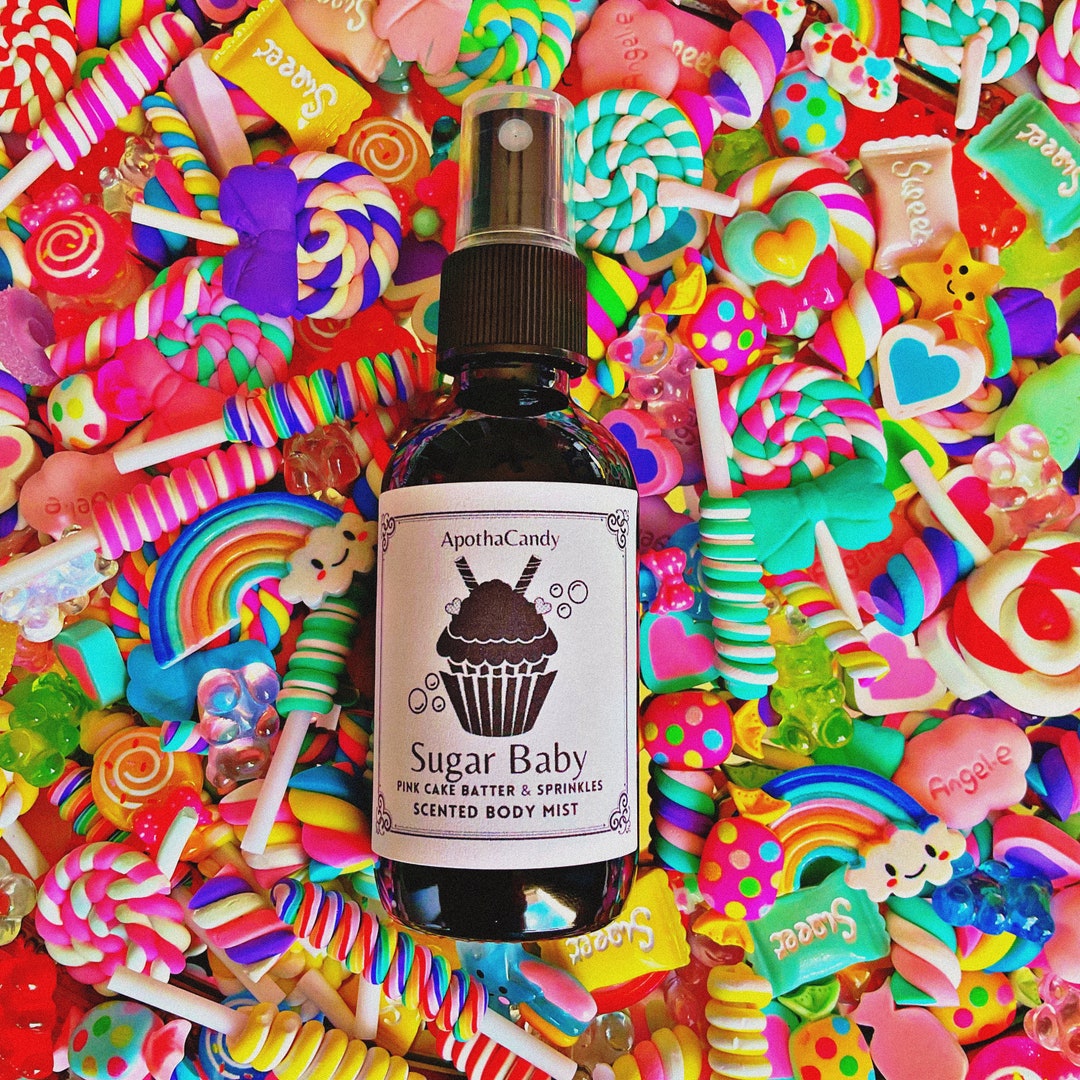 Sugar Baby Scented Body Mist Natural Body Mist Infused With Crystals ...