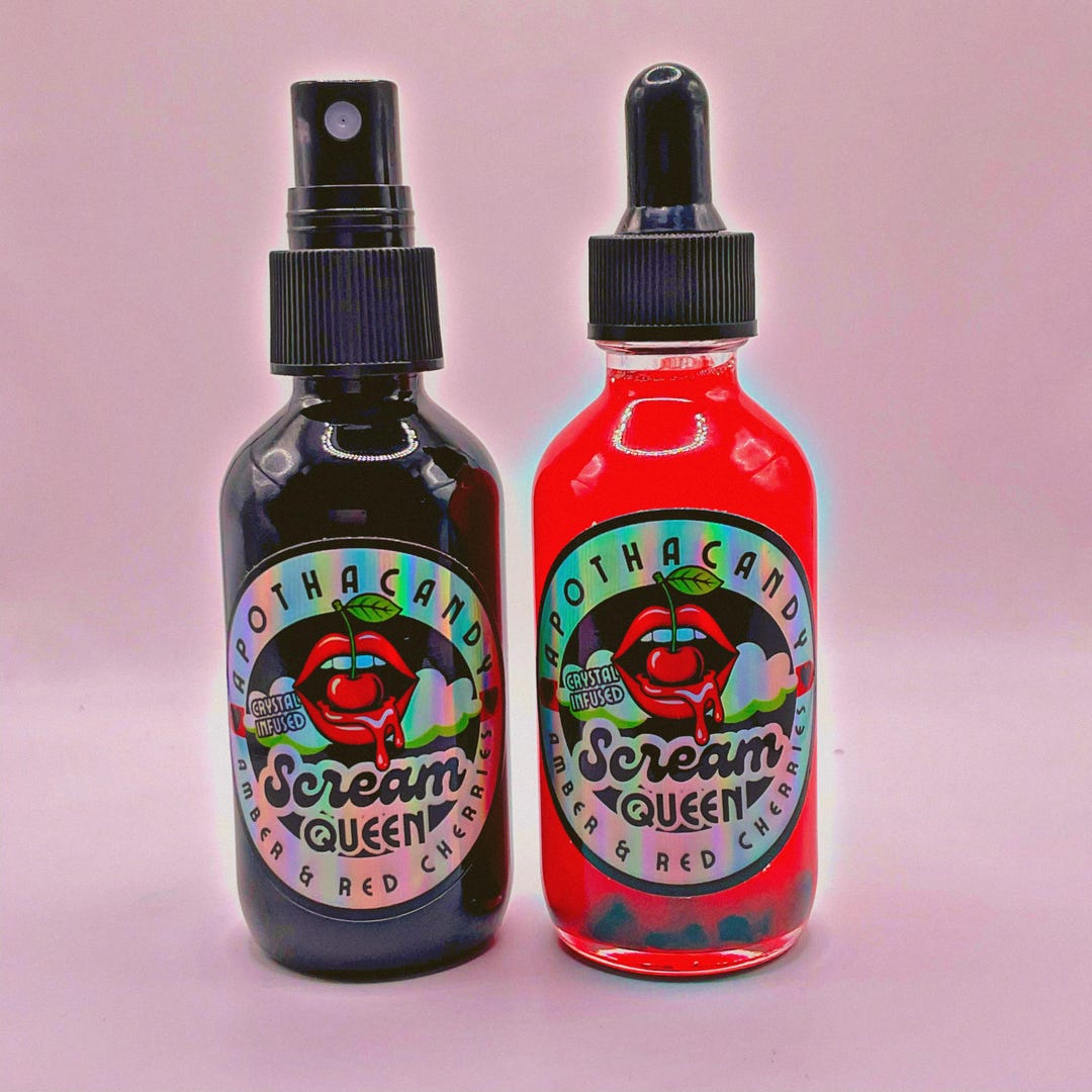 Scream Queen Perfume Mist & Body Oil | Full Moon–infused | Unisex - Etsy