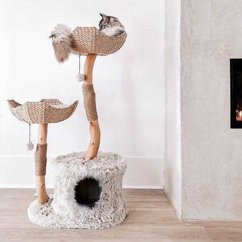 Cat Tree Xxl-size/60 Inch Extra Large Cat Scratching Post Cat - Etsy Canada