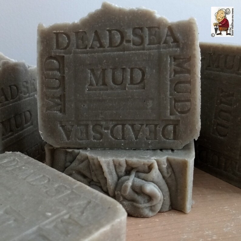 Dead Sea Mud Soap Black Mud From Israel With Anise And Bay Laurel Oils Handcrafted Artisan Soap