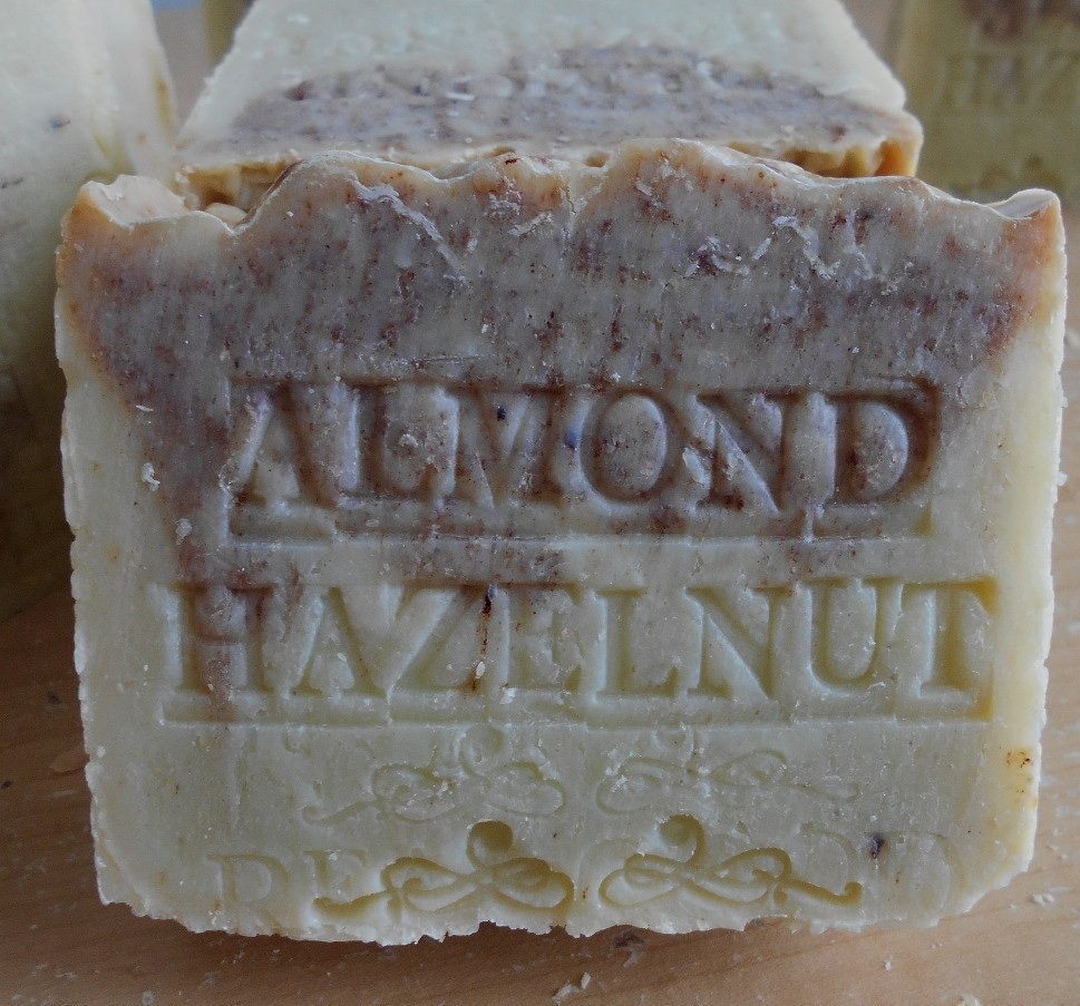 Almond Hazelnut 'artisan Soap' Natural Aged Handmade Bar With Cocoa ...