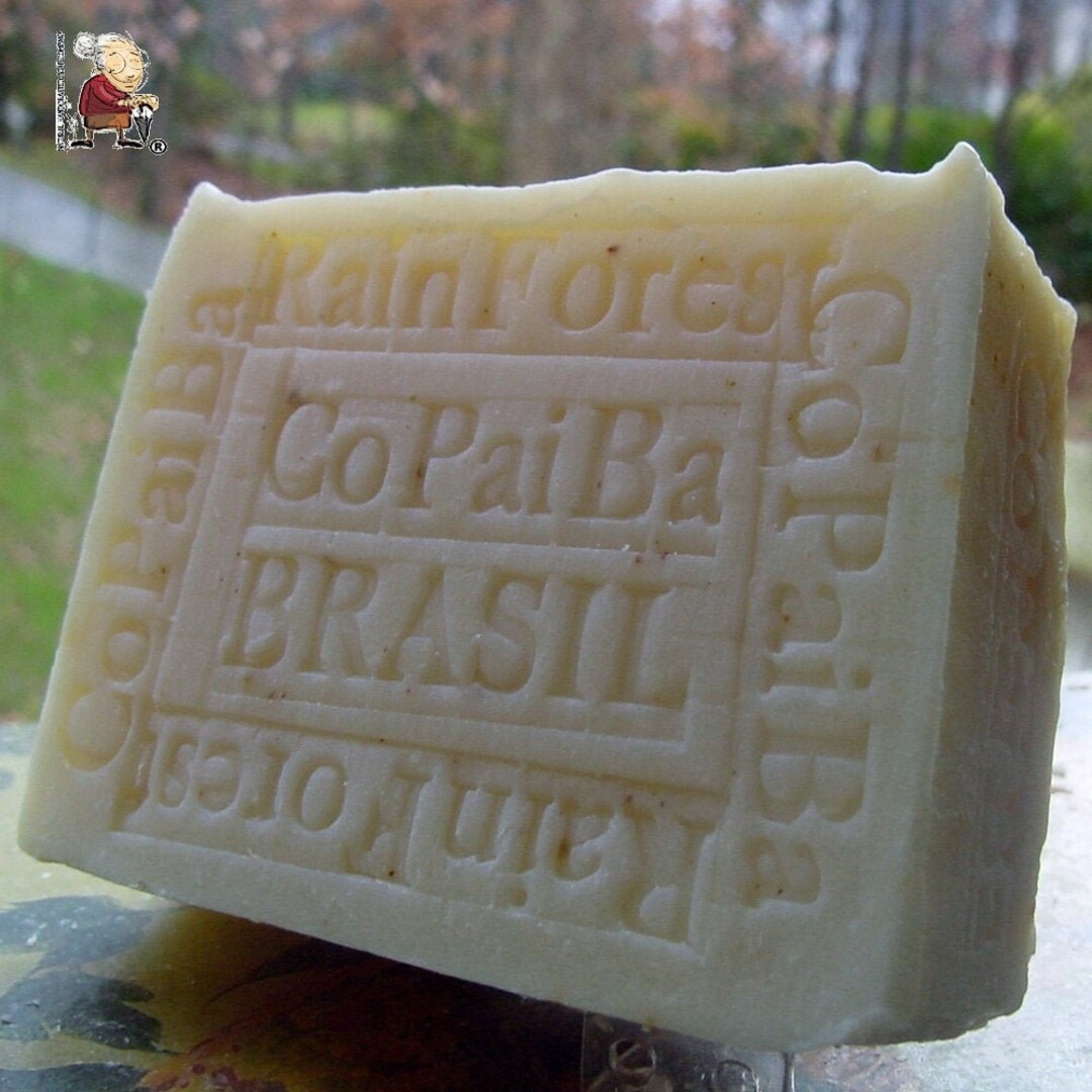 Rain Forest Copaiba MILLED Handmade Soap With Tree Leaves Soap Bar ...