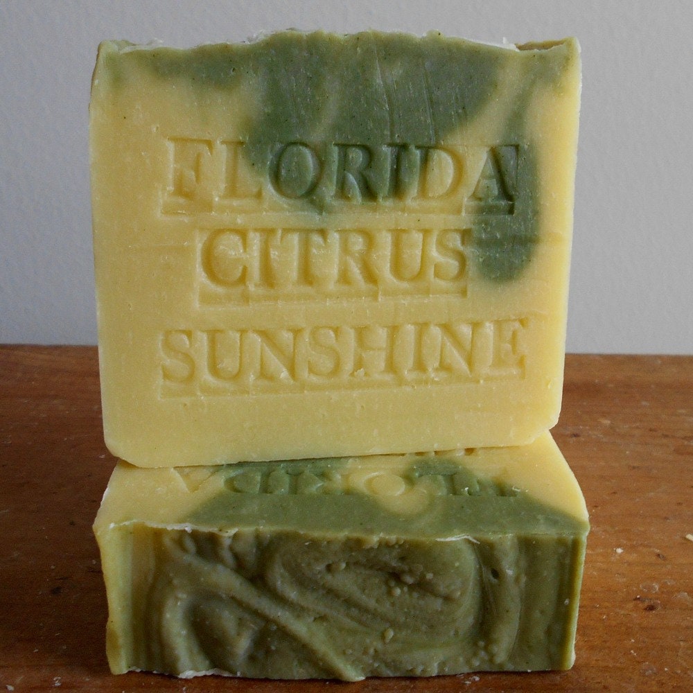 Florida Citrus Handmade Artisan Natural Soap Orange Tangerine - Etsy