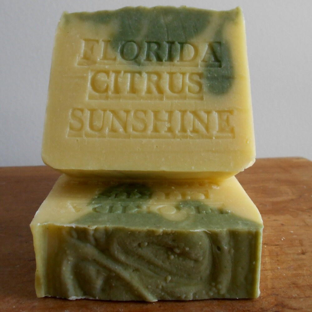Florida Citrus Handmade Artisan Natural Soap Orange Tangerine - Etsy