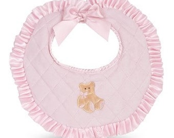 Teddy Bear Bib - Etsy