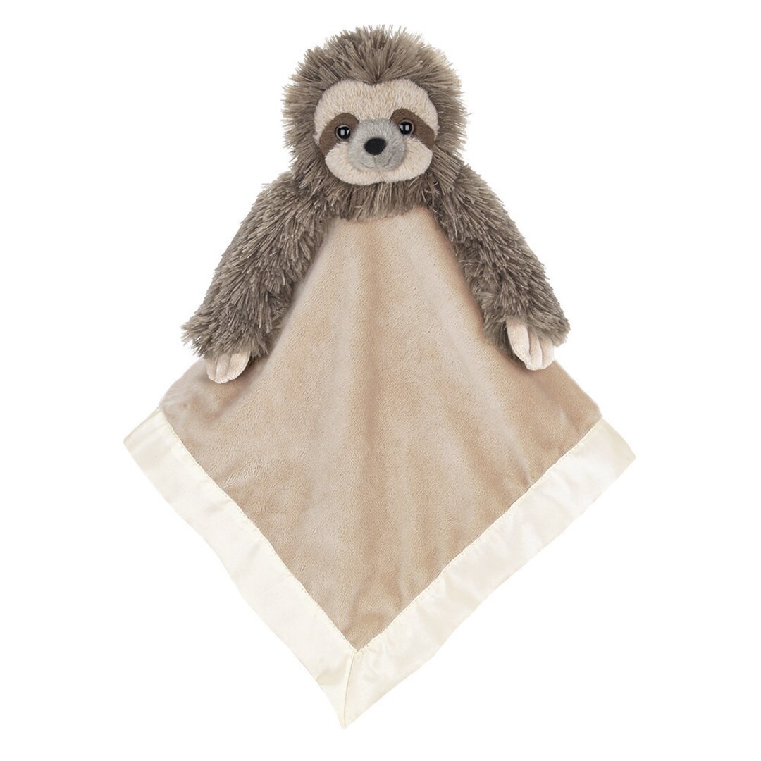 Sloth Snuggler Lovey Personalized Embroidered - Etsy