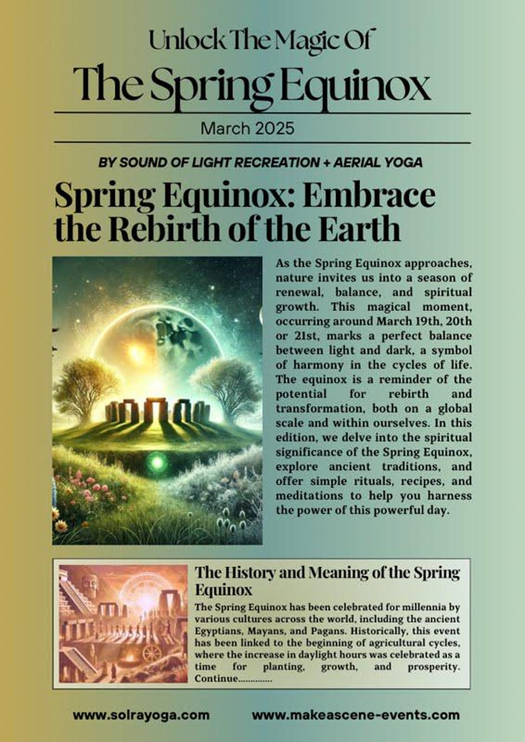 Spring Equinox Ritual Guide | Balance & Renewal | Meditation, Rituals ...