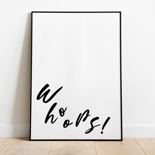 Typography Wall Art - Etsy UK