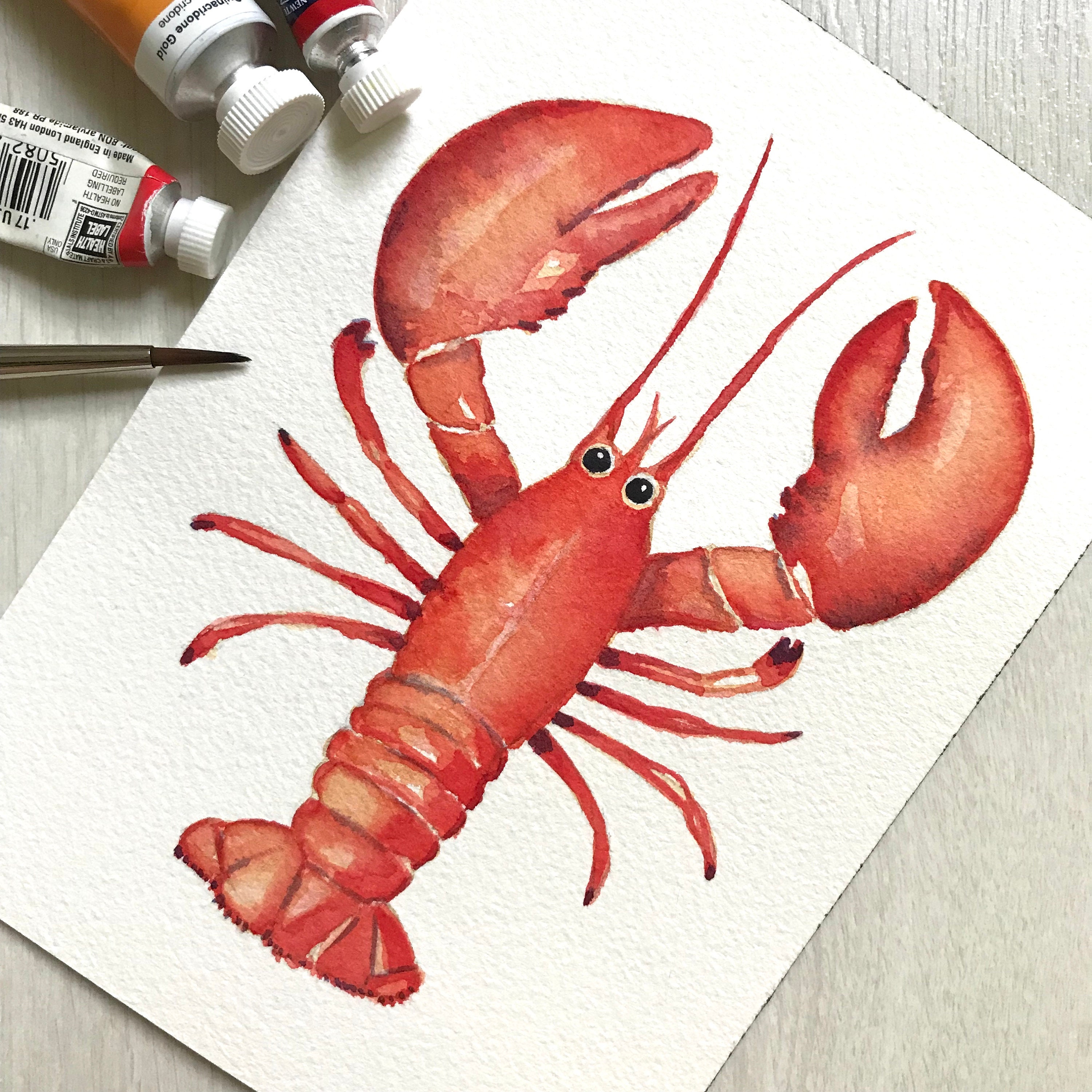 Live Lobster Painting