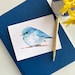 Bluebird Greeting Card / Watercolor Card / Bird Card / Blank Card ...
