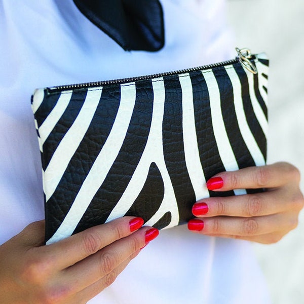 Zebra Clutch - Etsy