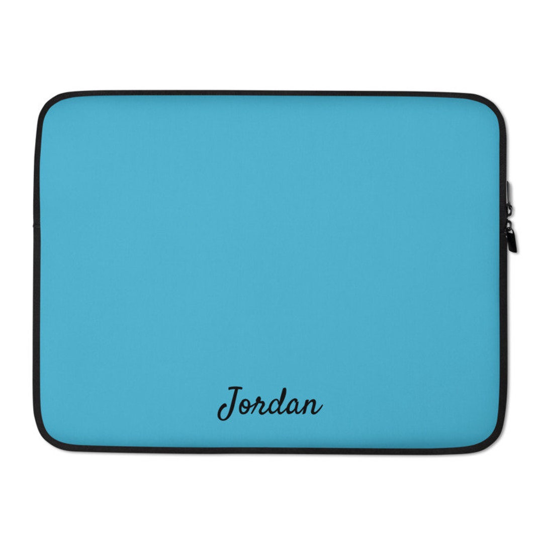 Personalized Sky Blue Laptop Sleeve: Neoprene MacBook Case - Etsy UK