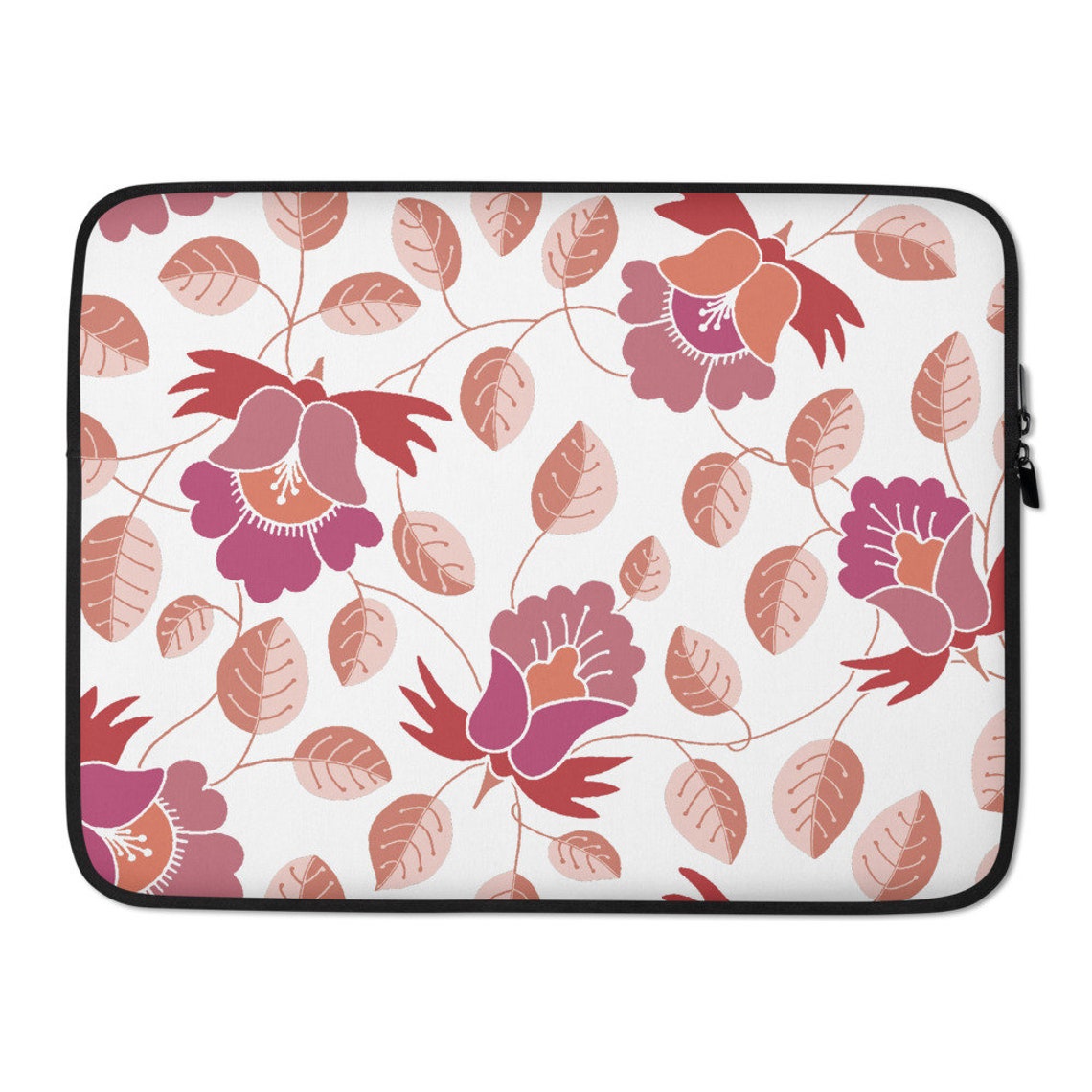 Funda de computadora personalizada Funda floral para - Etsy España