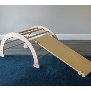 Montessori Climbing Arch With Optional Rock Wall Climbing Ramp - Etsy
