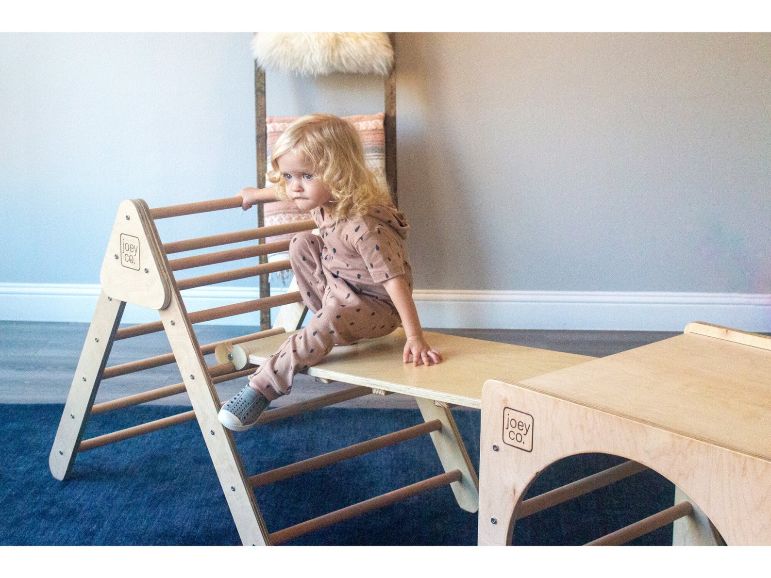 Montessori Climbing Gym Pikler Triangle Set Option of 3, Montessori ...