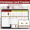 Christmas Card Tracker 2025-2036 Printable 12 Year Template PDF Instant ...