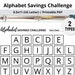 Alphabet Savings Challenge Printable PDF, 26 Weeks Savings Challenges ...