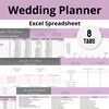 Bridal Shower Planner Excel Spreadsheet Template Bridal Shower Party ...