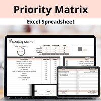 Priority Matrix Planner Using the Eisenhower Method to Manage Work ...