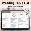 Bridal Shower Planner Excel Spreadsheet Template Bridal Shower Party ...