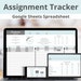Assignment Planner Template Google Sheets Spreadsheet, Student ...