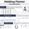 Bridal Shower Planner Excel Spreadsheet Template Bridal Shower Party ...