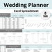 Wedding Planning Excel Spreadsheet Template Digital Download, Best ...