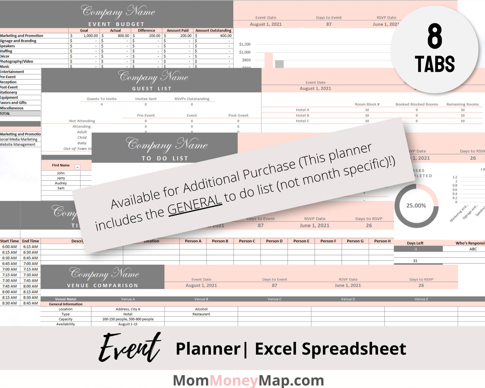 To Do List Excel Spreadsheet Template Track Your Tasks With - Etsy