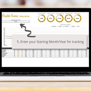 Credit Score Tracker Log to Help Boost, Improve, Repair and Fix a Bad ...