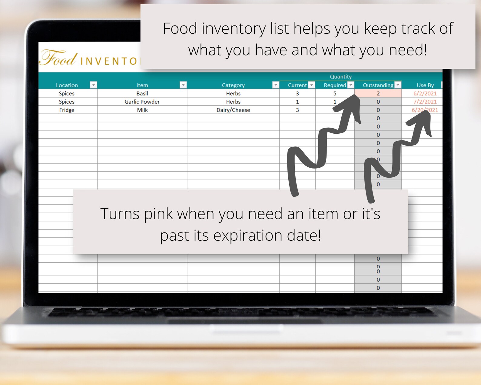 Excel Meal Planner | Plan Your Meals With This Meal Planning ...