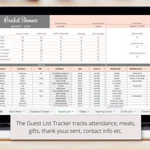 Plan a Bridal Shower With This Bridal Shower Plan Template, Bridal ...