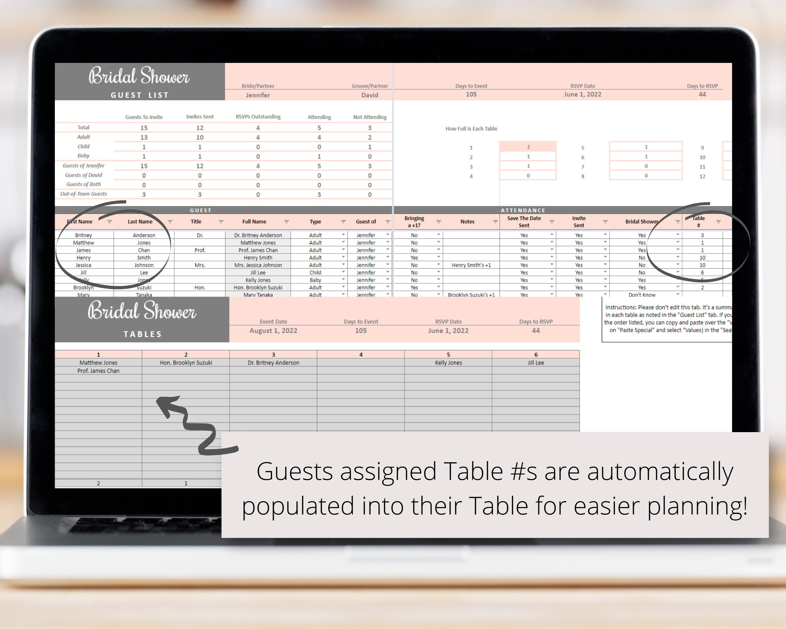 Plan a Bridal Shower With This Bridal Shower Plan Template, Bridal ...