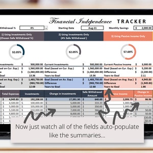 Financial Independence Tracker | Retire Early With This Retirement ...
