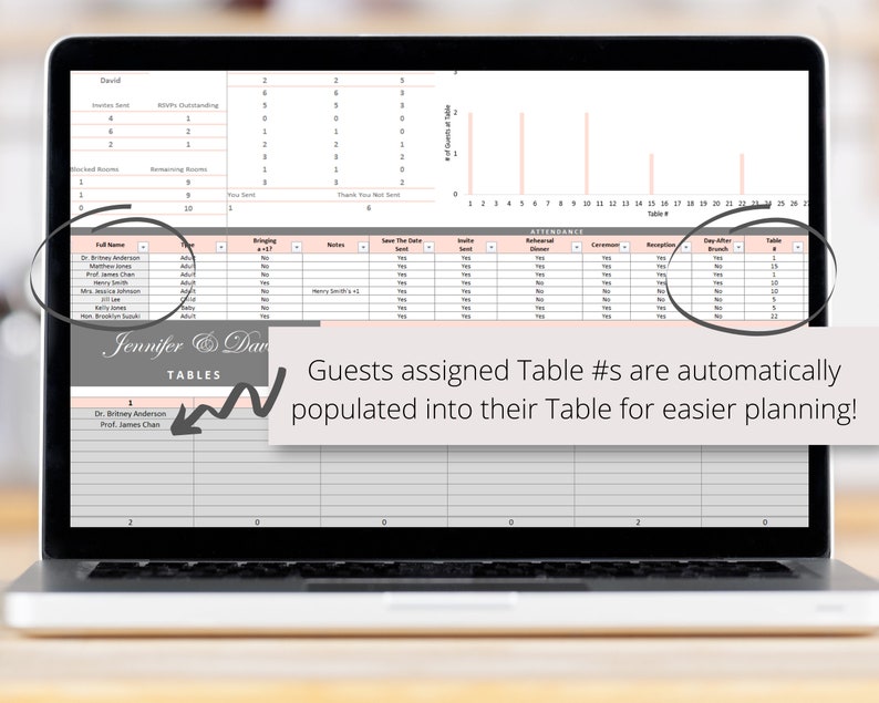 Wedding Planning Excel Spreadsheet Bundle Wedding Planner - Etsy