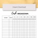 Cash Breakdown Sheet Printable PDF, Money Breakdown Form by ...