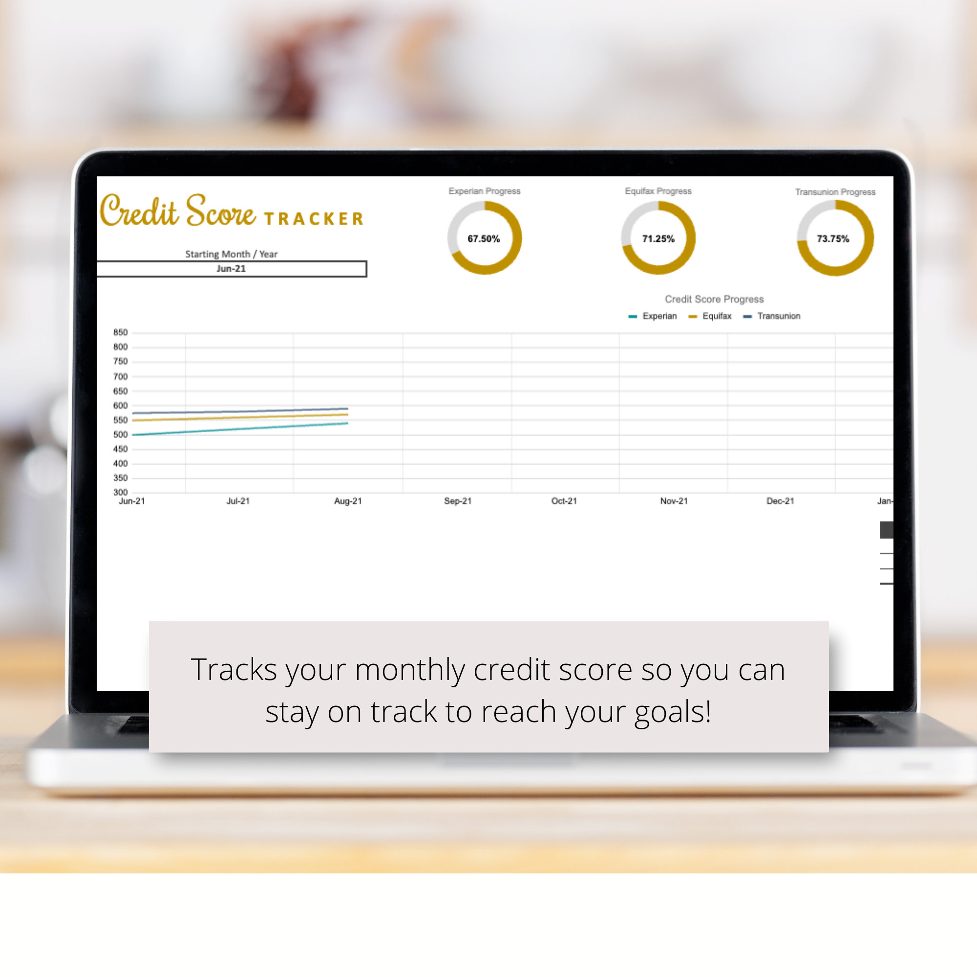 Credit Score Log Tracker to Help Boost, Improve, Repair and Fix a Bad ...