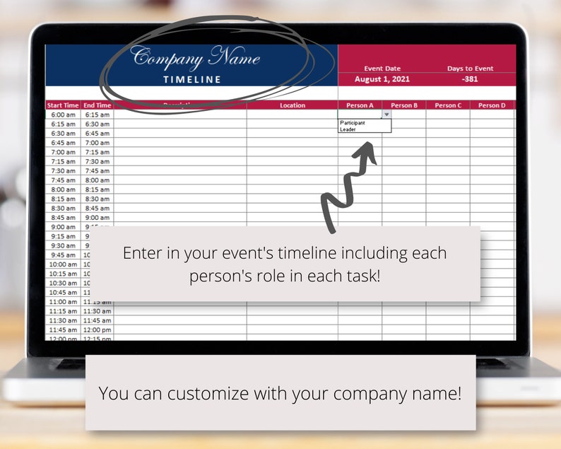 Fundraiser Event Planner Digital Excel Spreadsheet Template - Etsy