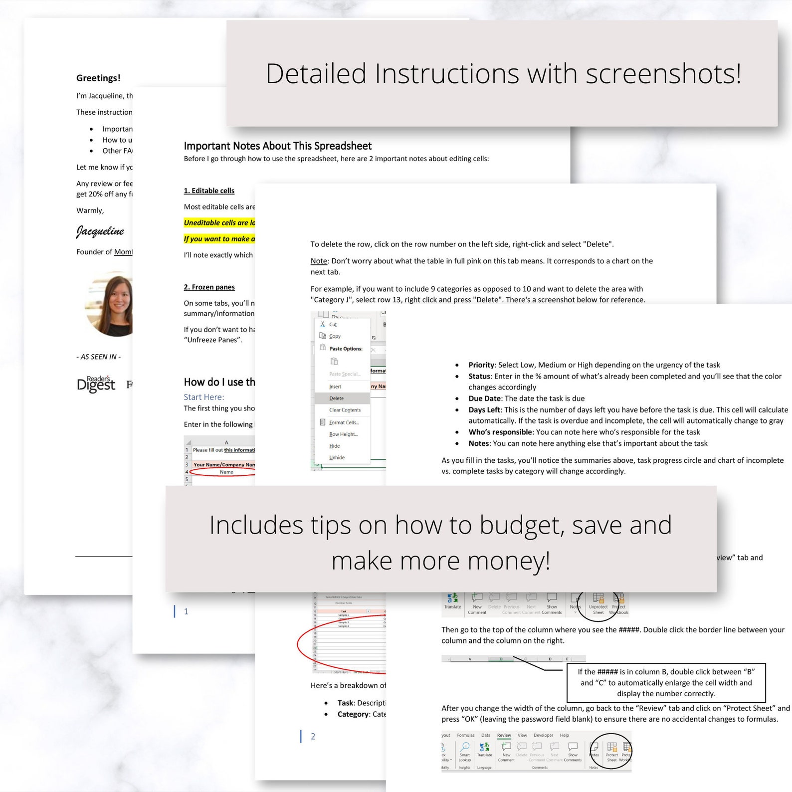 To Do List Excel Spreadsheet Template | Track Your Tasks With This To ...