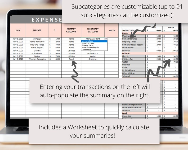 Bi-monthly Budget Planner, Bimonthly Paycheck Budget Tracker | Budget ...