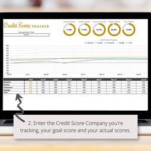 Credit Score Tracker Log to Help Boost, Improve, Repair and Fix a Bad ...